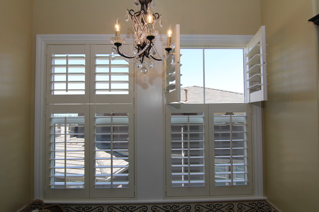 Back Country Highlands Ranch double hung shutter - Transitional - Interior Shutters - denver ...