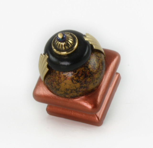 Petit square 2 Cabinet knob copper - Eclectic - Cabinet And Drawer ... Petit square 2 Cabinet knob copper - Eclectic - Cabinet And Drawer ...