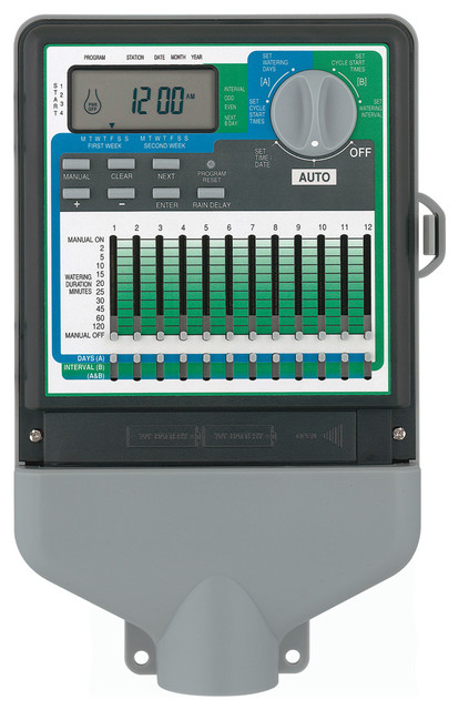 Orbit 91022 12 Station Slide Switch 3 Program Indoor Sprinkler Timer
