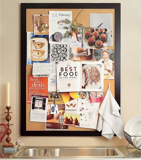 Framed Corkboard Traditional Bulletin Boards And Chalkboards By