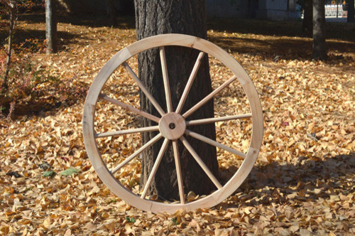 Solid Wooden Wheel