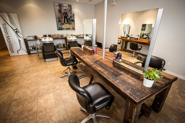 Reclaiming Salon Montage - Rustic - edmonton - by Urban Timber ...