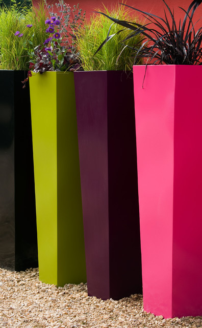 The Luxury Planter Collection - Contemporary - Outdoor Pots And ...