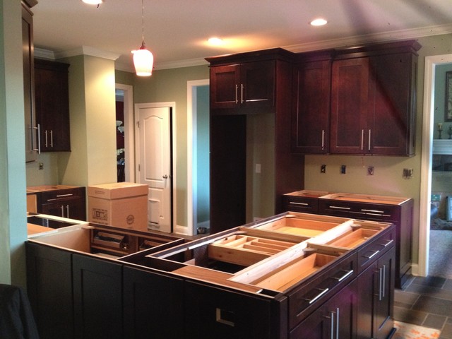 Cherry Java Cabinets