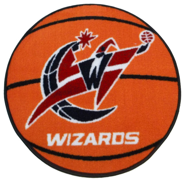 NBA Washington Wizards Rug Basketball Shaped Mat - Modern - Rugs - by ...