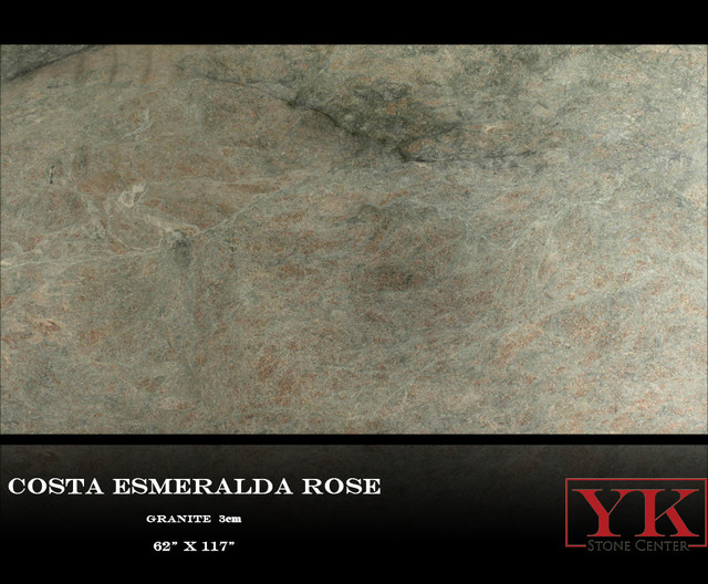 Costa Esmeralda Rose Granite - Contemporary - Kitchen Countertops ...