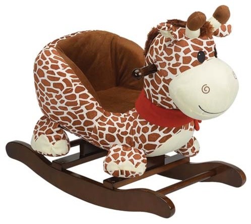 Plush Gerry Giraffe Rocker - Contemporary - Rocking Chairs