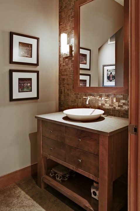 Basement Powder Room Ideas For Countertops Design