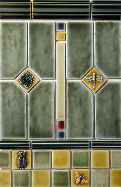 Craftsman Style Kitchens Tiles