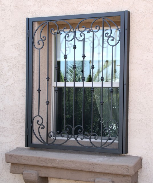 Tuscan Window Guards by First Impression Security Doors - Mediterranean ...