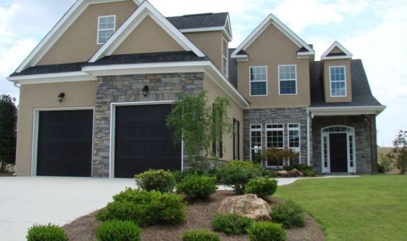 Partial Stone Front House