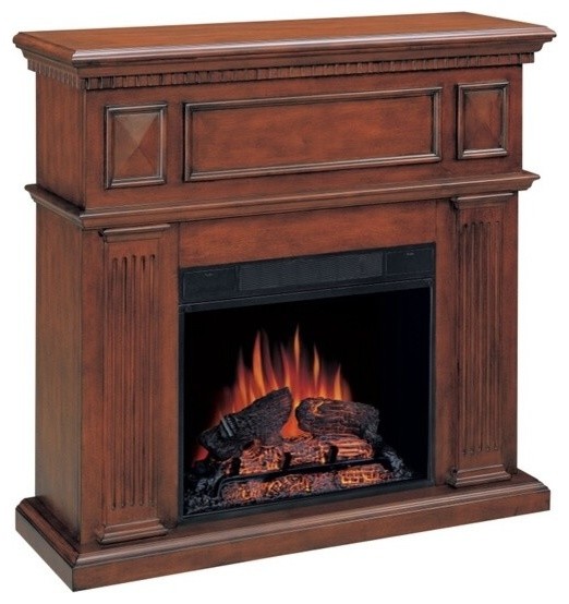 Transitional Fireplace Mantels Wood