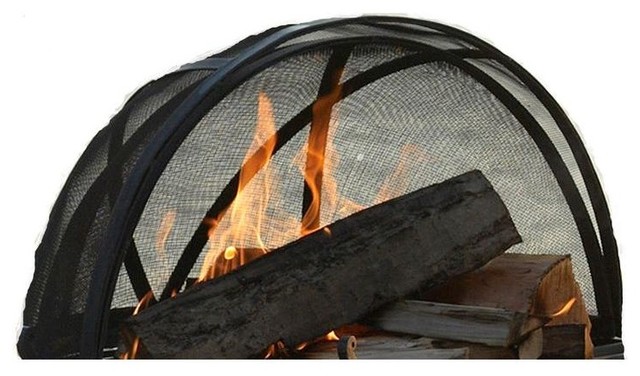 Good Directions Outdoor Fire Pits 37 in. Extra Large Spark Screen Black ...