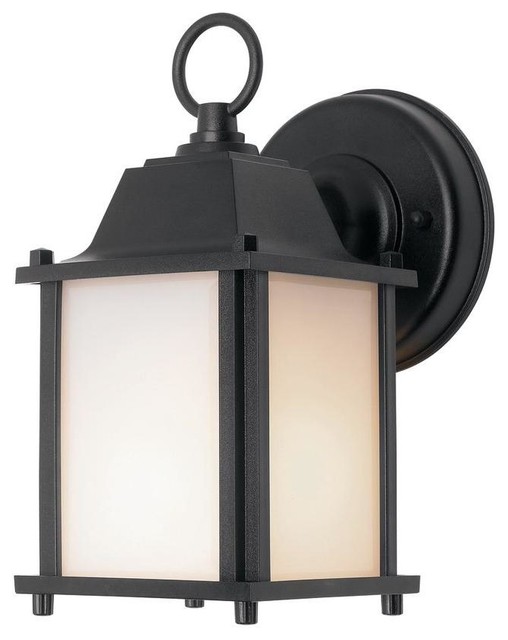 Black Square Exterior Light