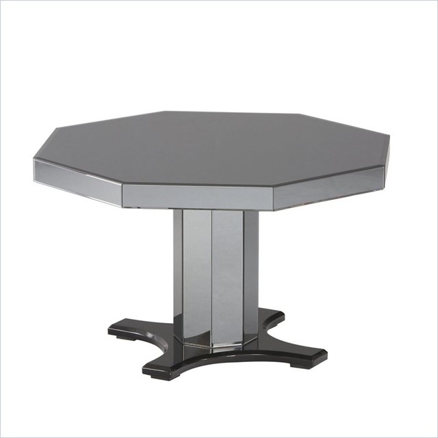 Standard Furniture Parisian Octagon Dining Table in Gloss Black ...
