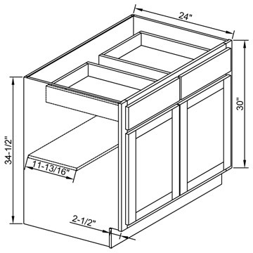Kitchen Cabinet Drawings Base Cabinets Design Ideas - Traditional ...