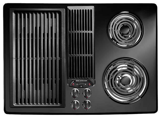 Jenn-Air 30" Electric Downdraft Cooktop, Black On Black | JED8130ADB ...