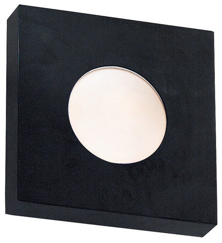 Black Square Exterior Light