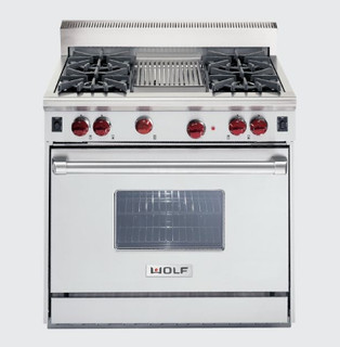 36" Wolf Gas Range - Gas Ranges And Electric Ranges - by Sub-Zero and Wolf