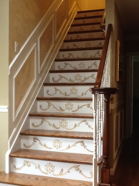Decorative Painted Stairs