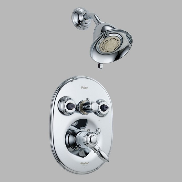 Delta Victorian T18255-XO Monitor 18 Series Jetted Shower Trim Set ...