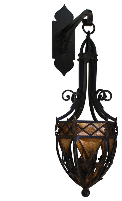 Mediterranean Wall Sconce Shelves