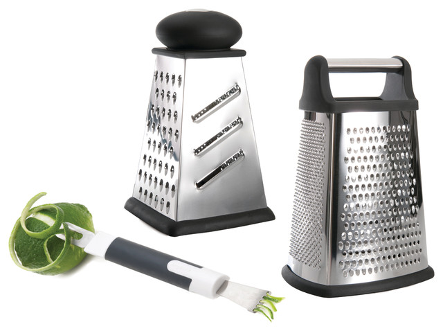 Berghoff Studio Grater Set with Zester 2-Piece - Contemporary - Graters ...
