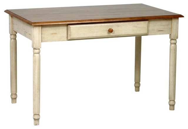 Cottage Style Writing Desk w Drop-Front Keybo - Contemporary - Desks ...