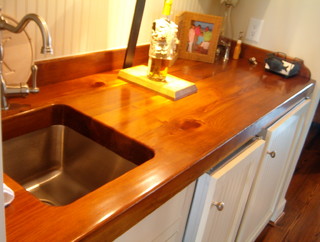 Created By River Bottom Pine Flooring - Traditional - Kitchen ...