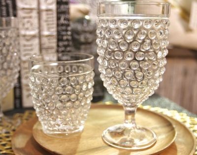 Hobnail Clear Acrylic Glasses - Traditional - Outdoor Drinkware - by ...