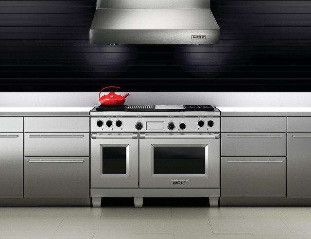 Wolf 48" Pro-style Dual-fuel Range, Stainless Steel | DF484CG - Gas ...
