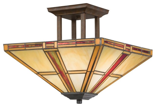 Craftsman Ceiling Lights Semi Flush