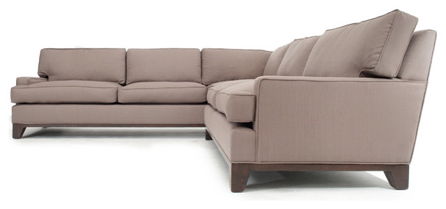 Madison Leather L Shape Sectional - Modern - Sectional Sofas - by ...